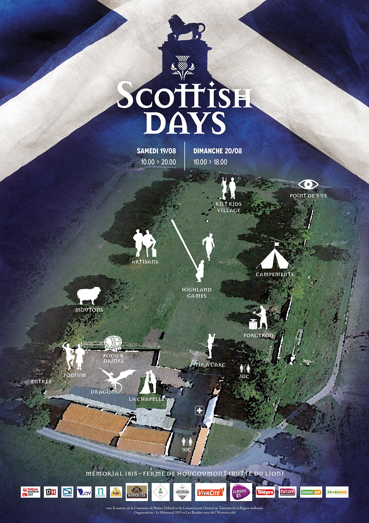 Les Scottish Days de Waterloo - Ed. 2017 - Saor Alba